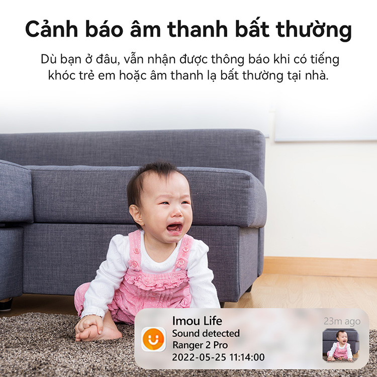 Imou Ranger 2 Pro 5MP Indoor Wifi Camera I IPC-S2EP-5R1S I Wi-Fi 6 Dual ...