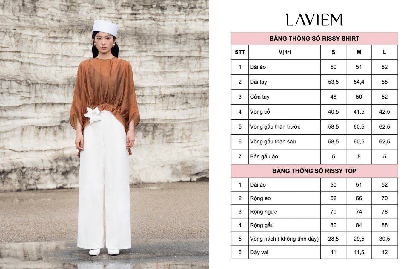LAVIEM - Batwing Shirt combined with white shorts - Rissy Shirt & Naya ...