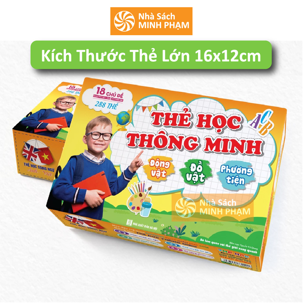 Smart Learning Card Set with 18 Large Topics 16x12cm - Bilingual ...