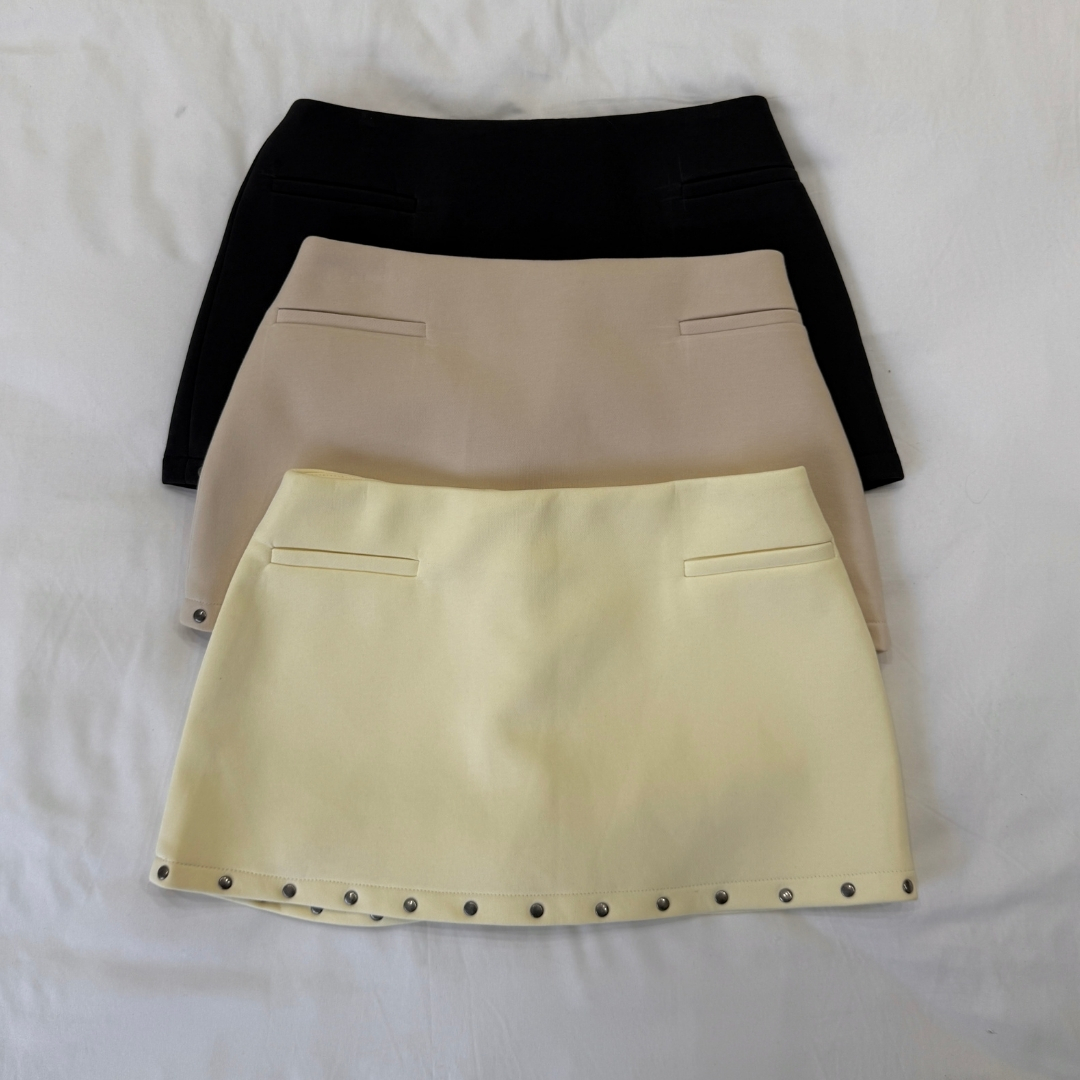 MIA RITTA women's short SKIRT, a-line mini SKIRT above the knee ...