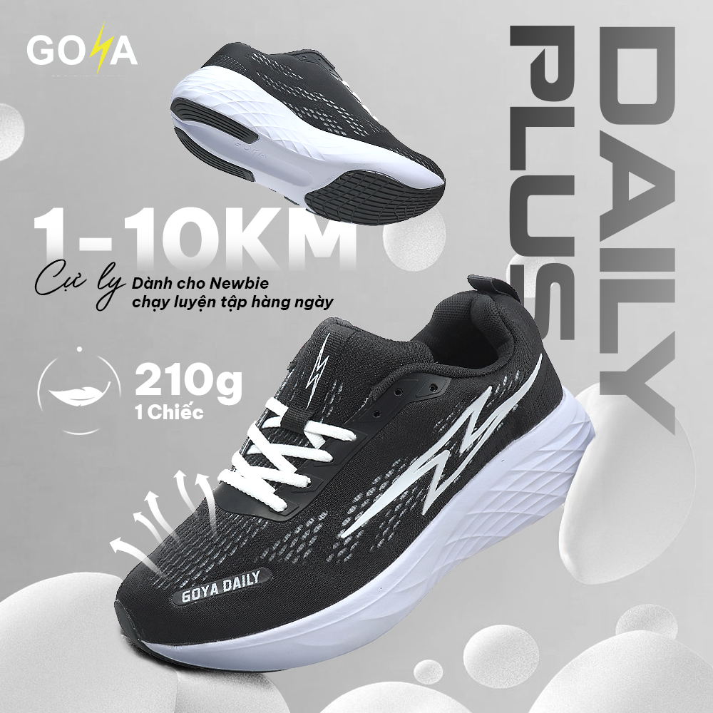 GOYA DAILY PLUS Men's and Women's Running Sports Shoes 2025 - Soft ...