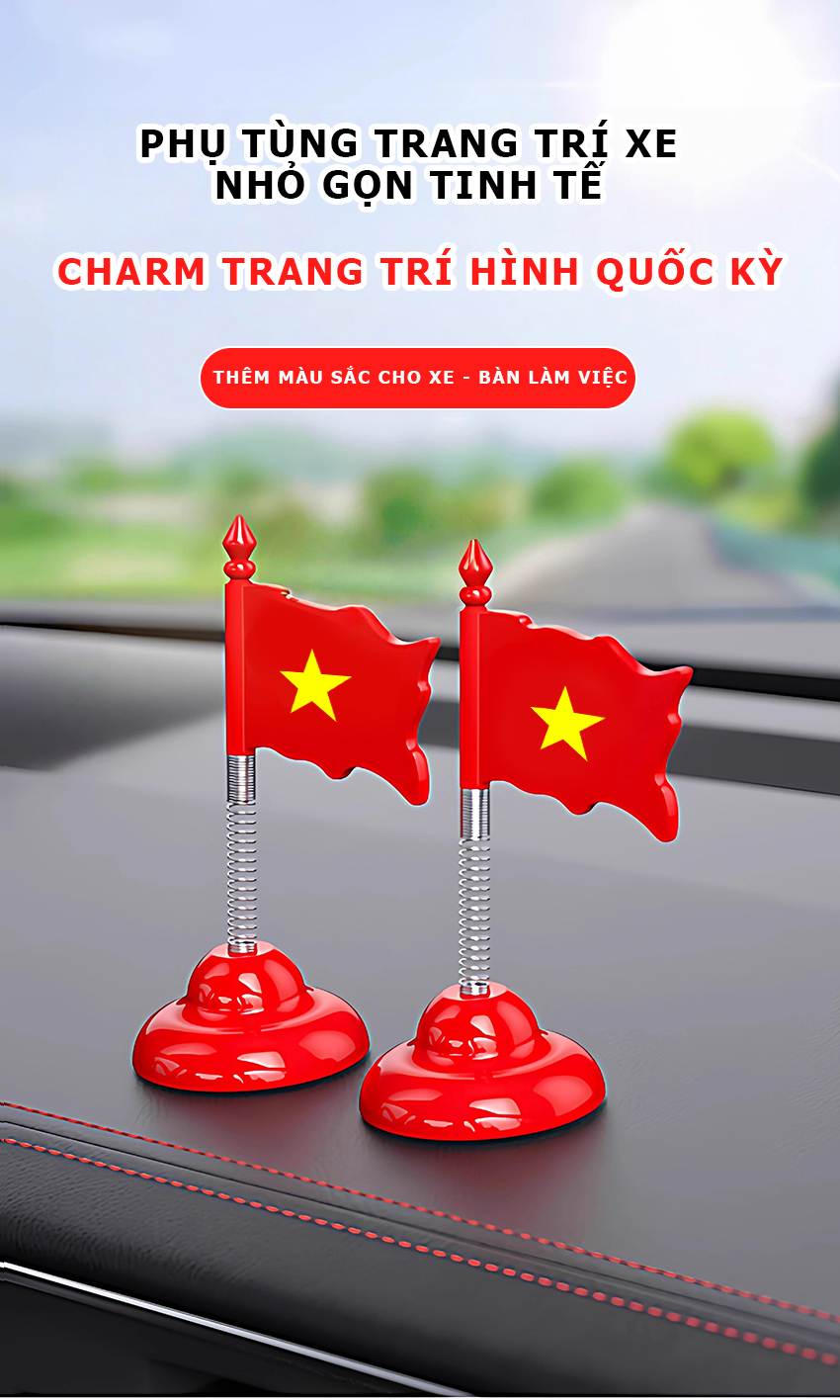 SNDK red flag and yellow star model for desk decoration made of safe PP ...