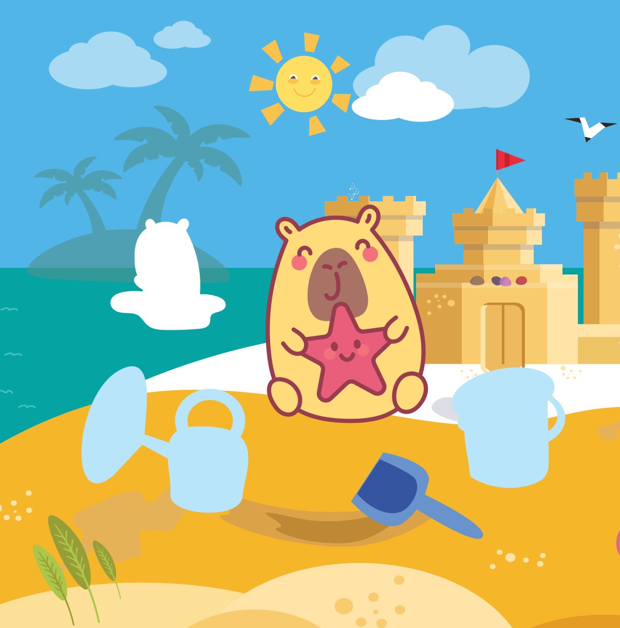 Smart frame book - capybara sticker - find hidden objects - VT | Shopee ...
