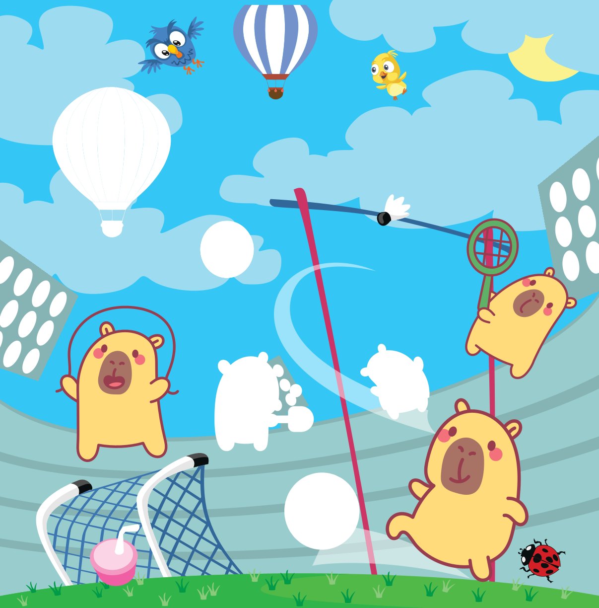 Smart frame book - capybara sticker - find hidden objects - VT | Shopee ...