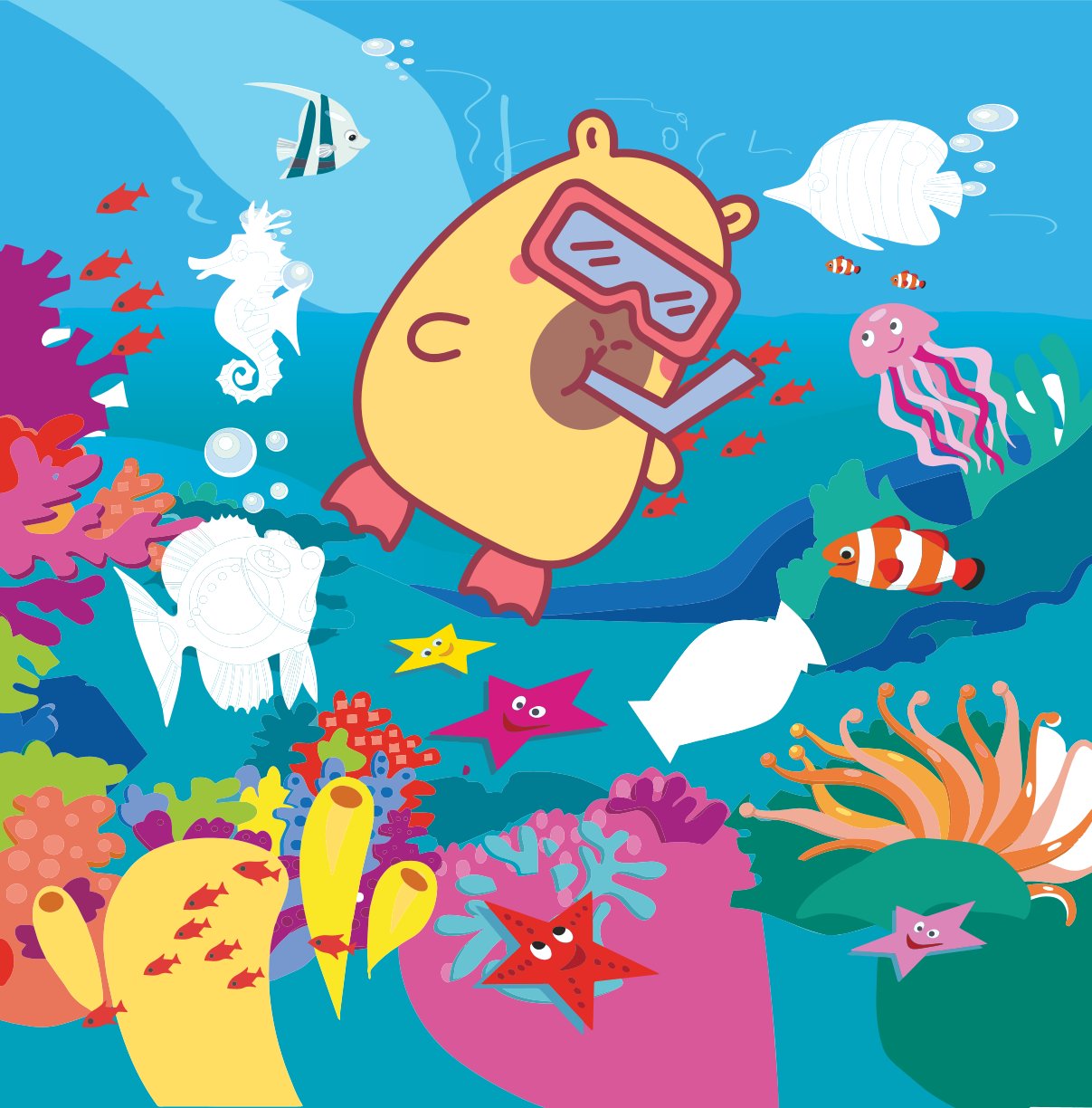 Smart frame book - capybara sticker - find hidden objects - VT | Shopee ...