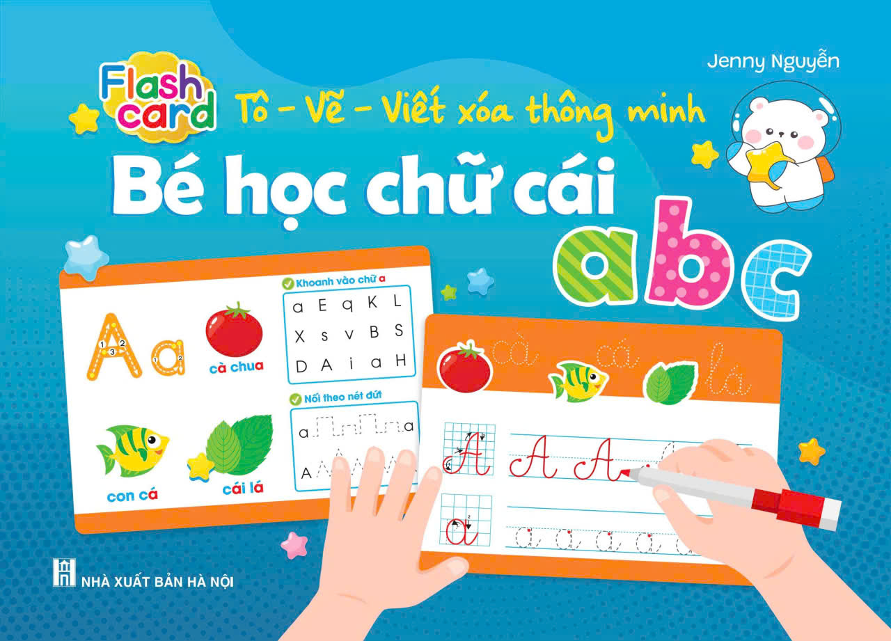 A5 Size Smart Learning Card Set with Vietnamese Letters and Numbers ...