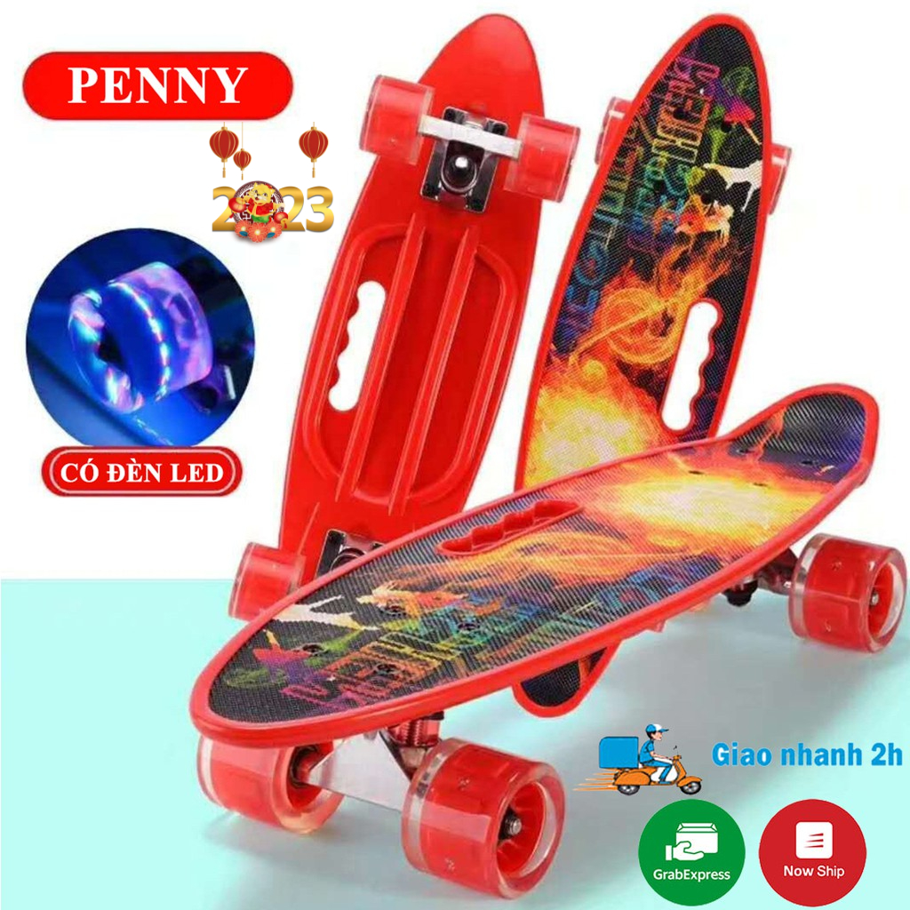 Multi-colored Penny Skateboard with led lights (8 color options ...