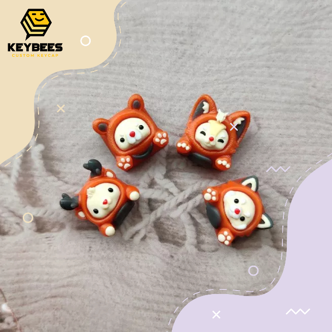 Artisan Keycap - handmade resin Mechanical Keyboard Button Dalbok ...