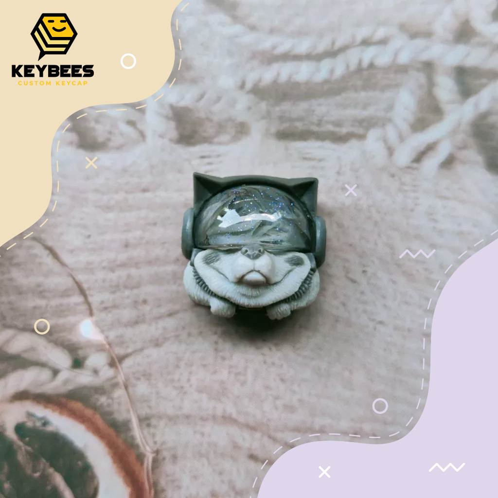 Artisan Keycap - handmade resin mechanical keyboard button Sirius ...