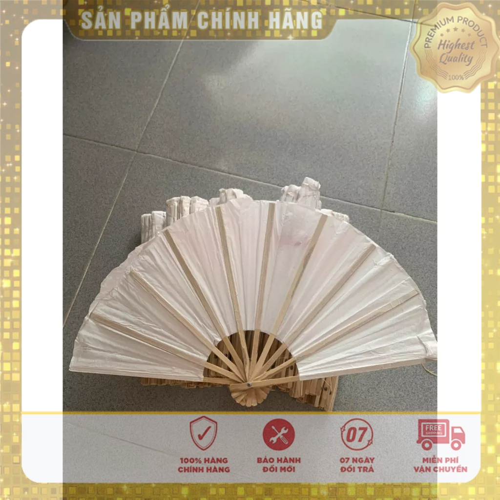 (Wholesale) Combo of 10 handheld PAPER fans made of WHITE paper with ...