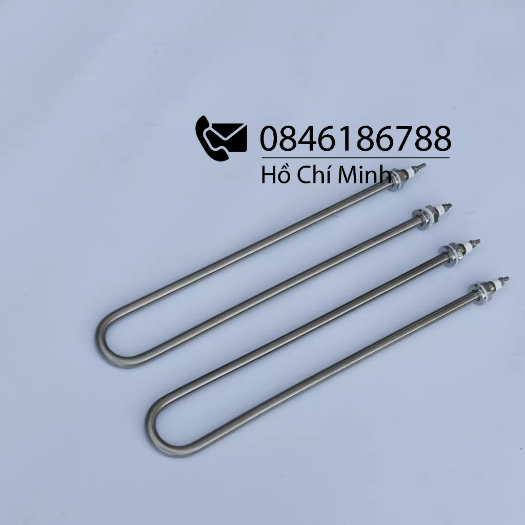 Water heating heating rod. 30cm U-shaped resistor made of innox 304 ...