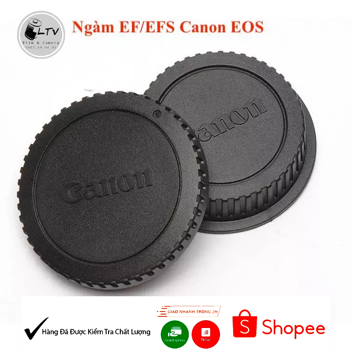 Lens cap - body cap and rear cap for Canon EOS EF/EFS mount lens ...