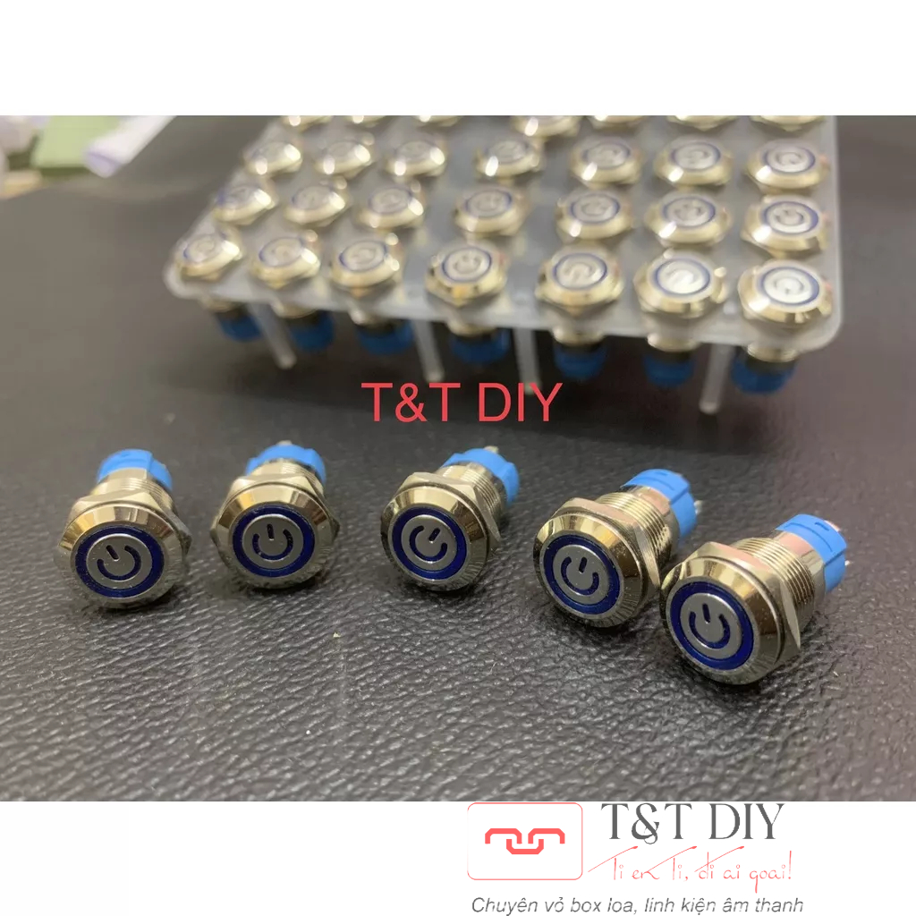 Hold down button, 12mm release push button with and without metal light ...