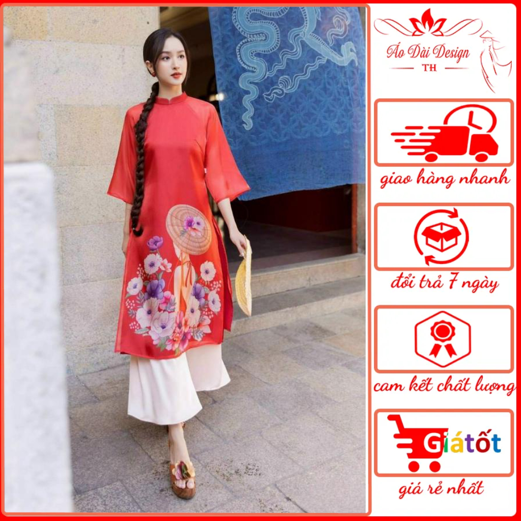 Innovative ao dai designed with high-quality 3D printed Silk material ...