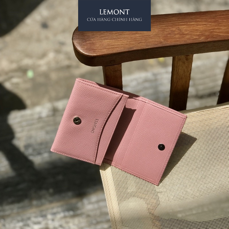 Tiny Genuine Cowhide Wallet Compact Pink Panther - Genuine Design From ...