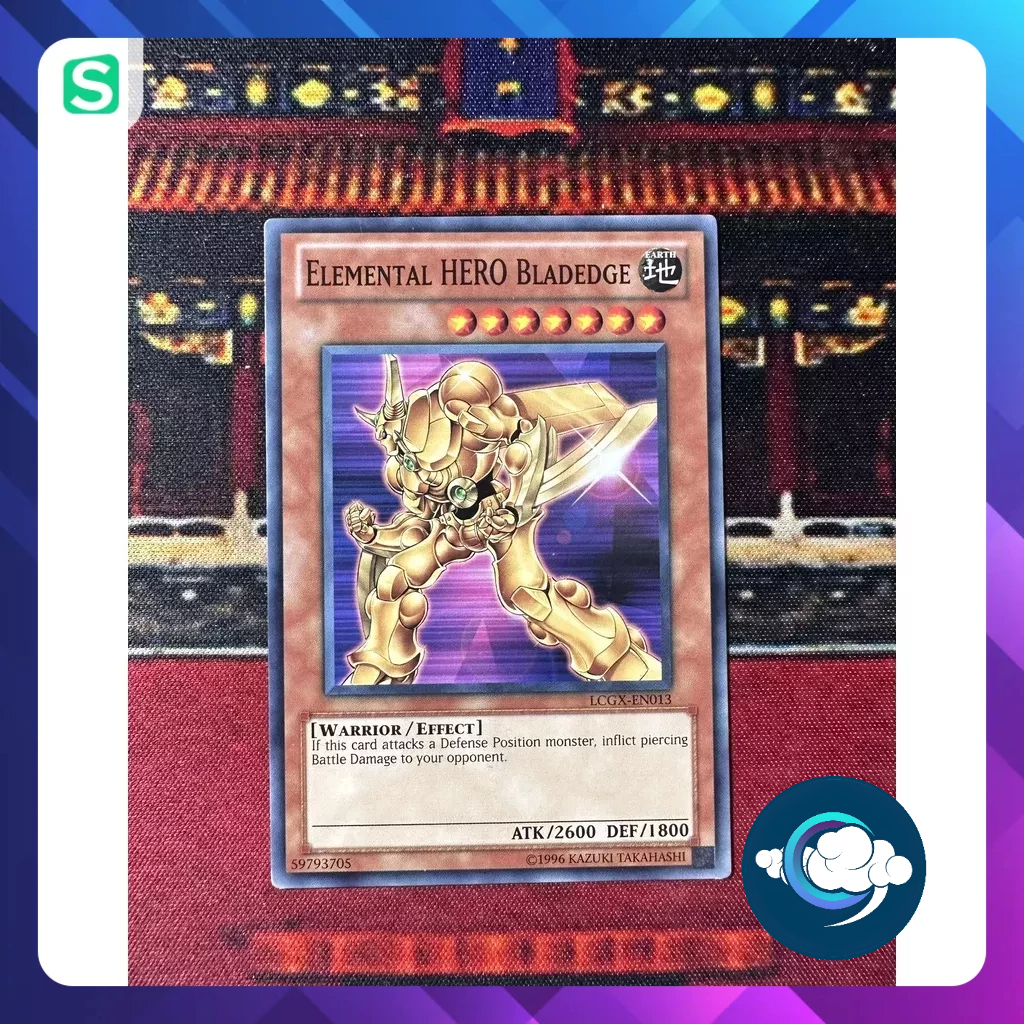 YugiOh! Card - LCGX-EN013; Elemental HERO Bladedge (Unlimited) | Shopee ...