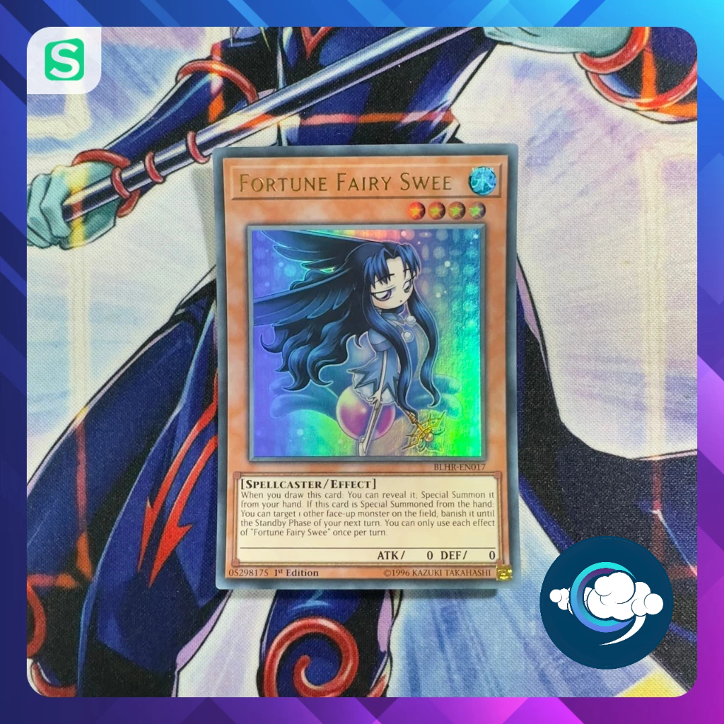 YugiOh! Card - BLHR-EN017; Fortune Fairy Swee; Ultra Rare (UK) ; 1st ...