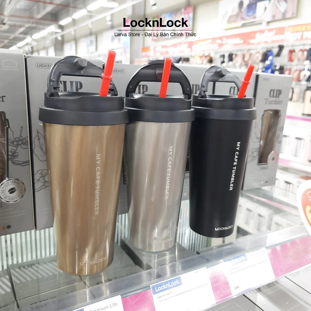 Locknlock Clip Tumbler LHC4151 540ml - Larva Store | Shopee Philippines