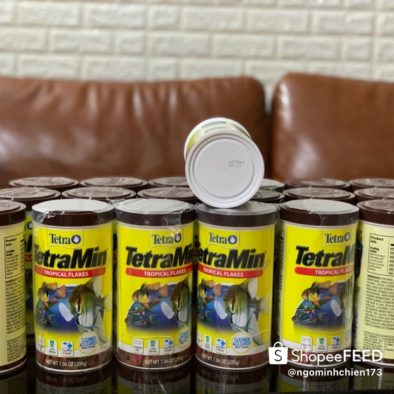 Tetramin Tropical Flakes premium leaf food box 200g (Tetra Min 200g ...