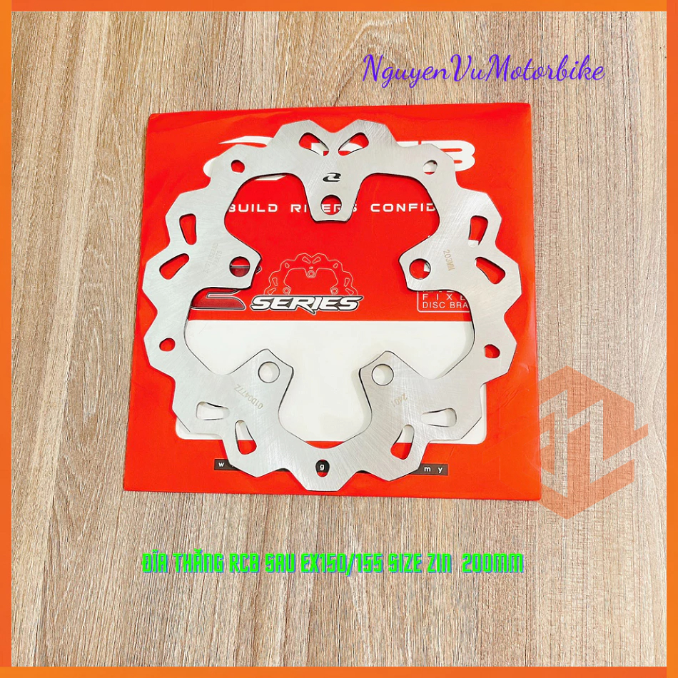 Exciter 150/155 Rear Brake Disc Size Zin (200mm) >>> Standard ...