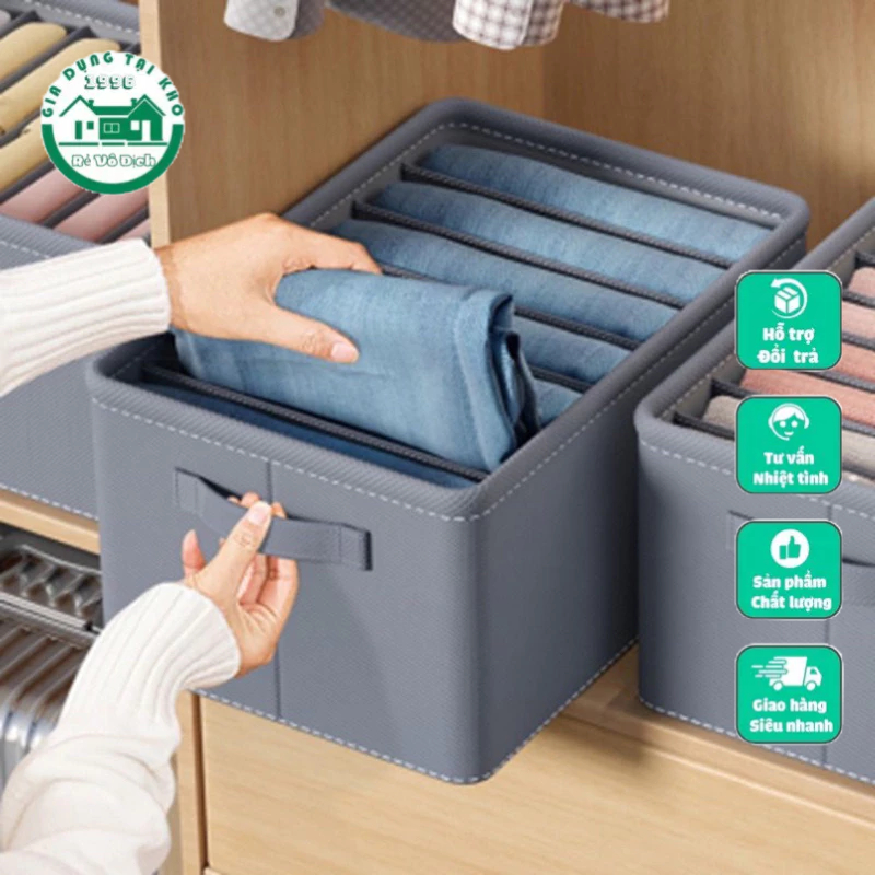 Clothes Box, Underwear 6 / 7 / 9 Layers Of Sturdy PP Compartment Can Be ...