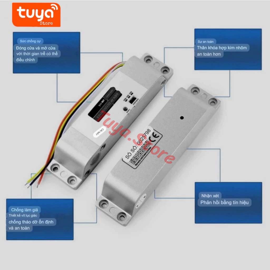 Electric Latch Dc 12V 1000 Kg Door Lock, 12V Drop Lock Electromagnetic ...