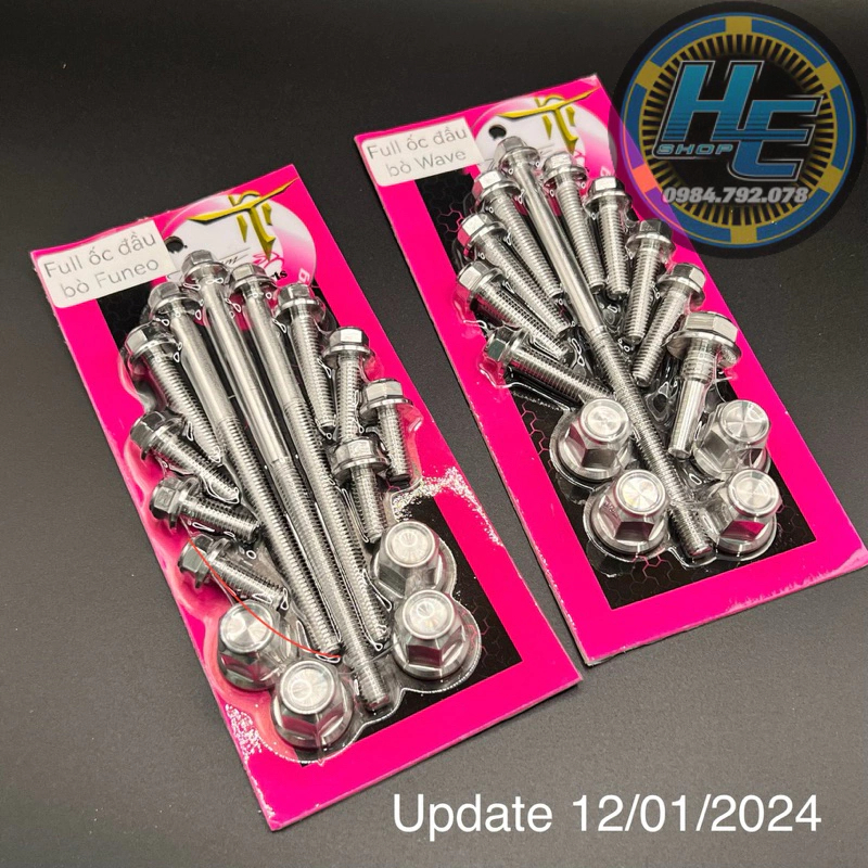 Full Set of 304 Wave/Dream/FuNeo Stainless Steel Head Screws Classic ...