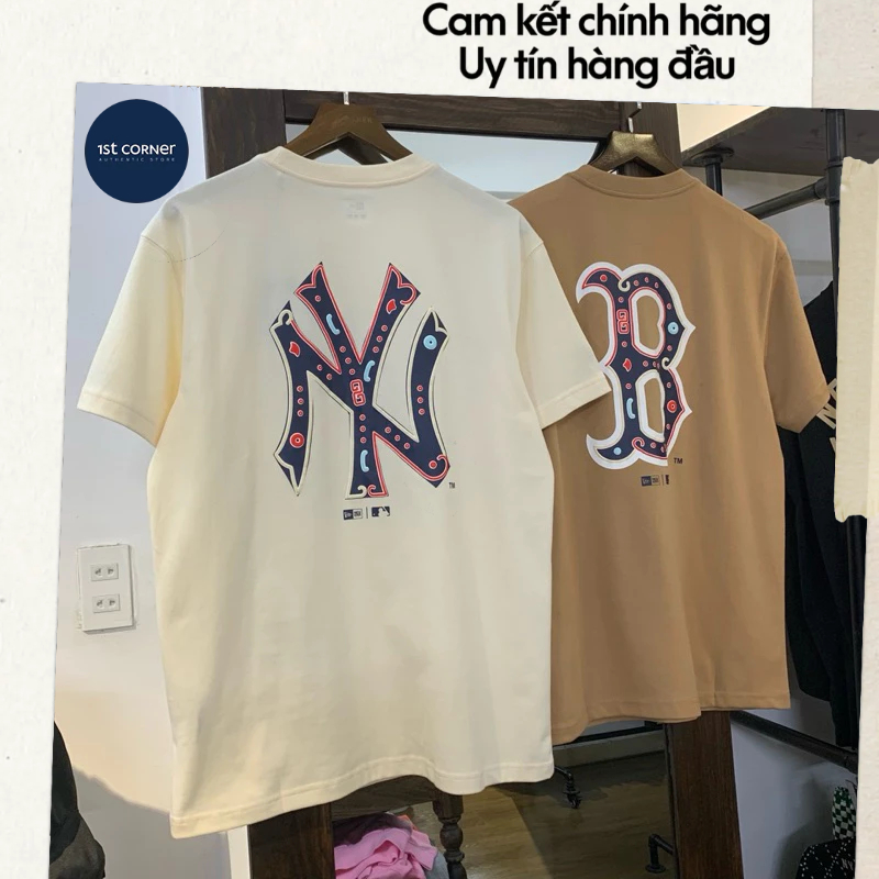 Genuine New Era t-shirt - embossed lettering (14112265) (14112263 ...