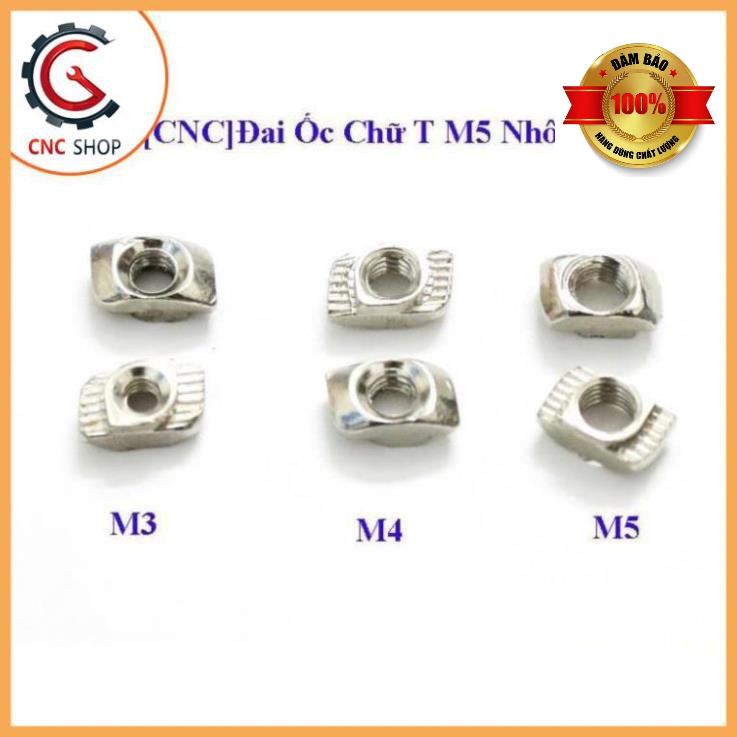 T-nut, Shaped Aluminum Slider 2020 M3-M4-M5 Aluminum 20 (10pcb ...