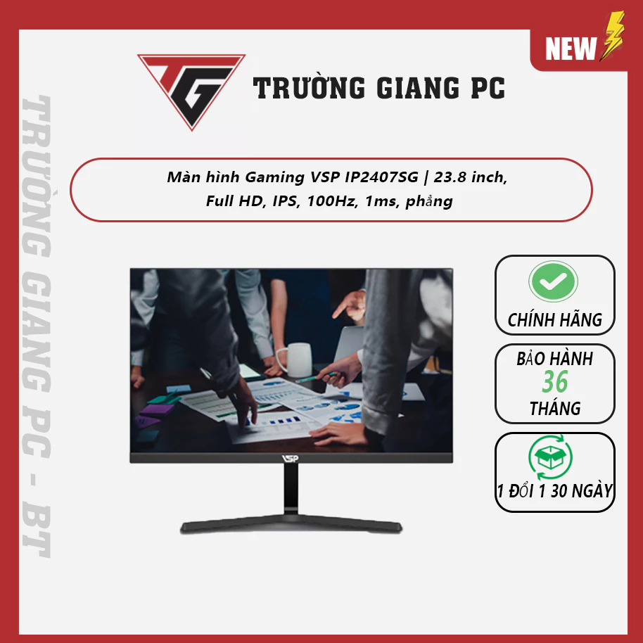 Vsp IP2407SG Gaming Screen | 23.8 inch, Full HD, IPS, 100Hz, 1ms, Flat ...