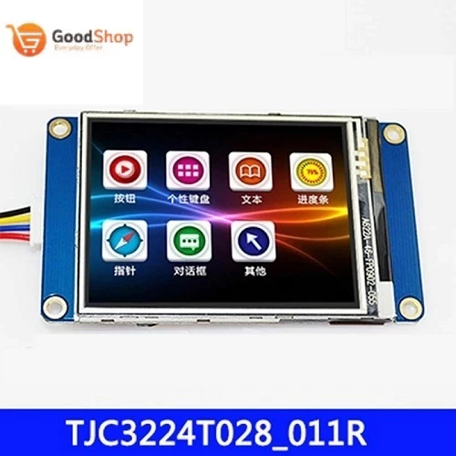 Usart HMI UART Touch Display LCD TFT HMI 2.8" 320x240 For Raspberry Pi ...