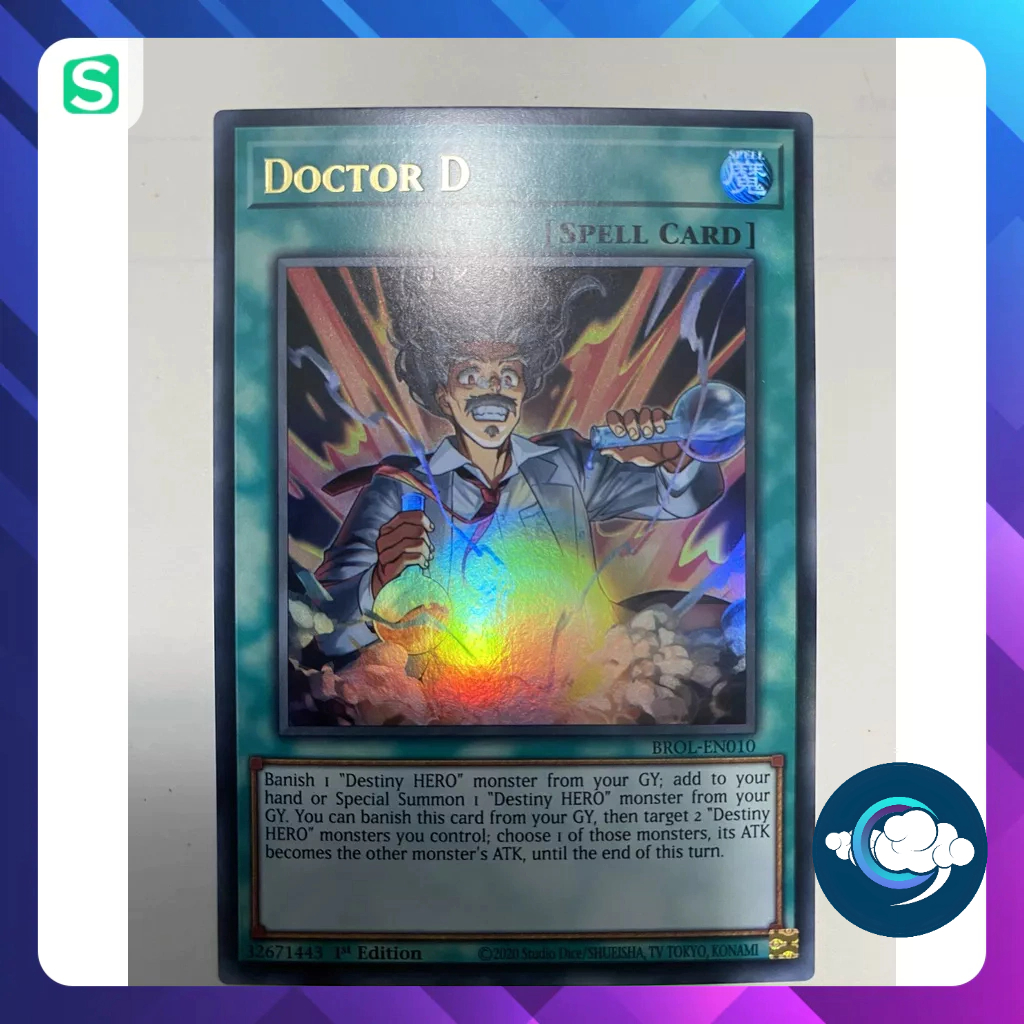 Yugioh Card! (UK) - Brol-en010: DOCTOR D (ULTRA RARE) | Shopee Philippines