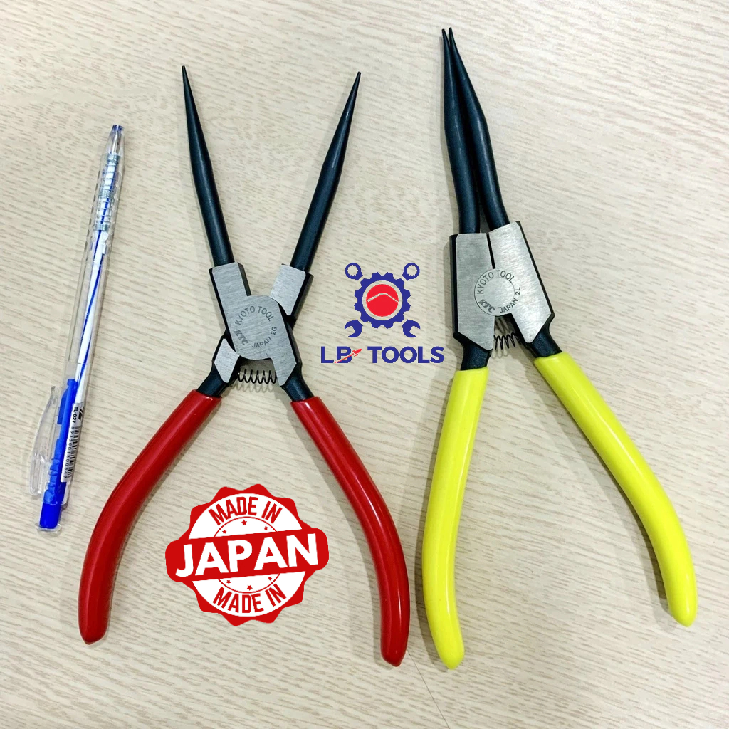 Japanese KTC long beak brake pliers SOP-171LL, SCP-171LL - Side opening pliers used in Honda VN ...