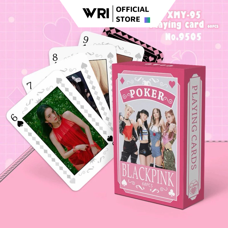 Blackpink Album Born Pink Poker Palying Card BTS Photocard 60pcs ...