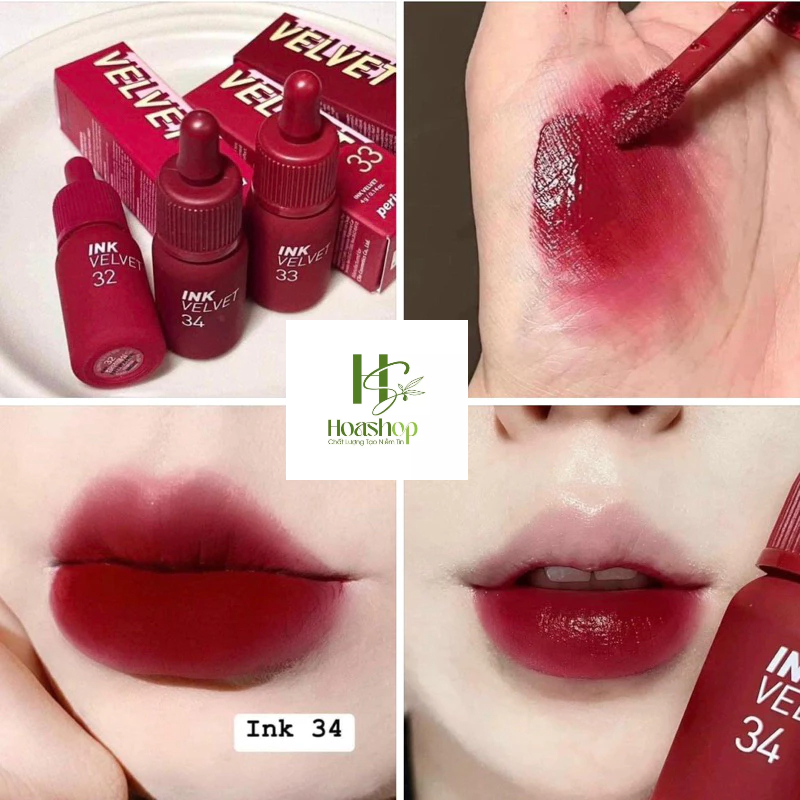 [Colors 32-33-34]peripera Ink Velvet Red Matte Lipstick 4g | Shopee ...