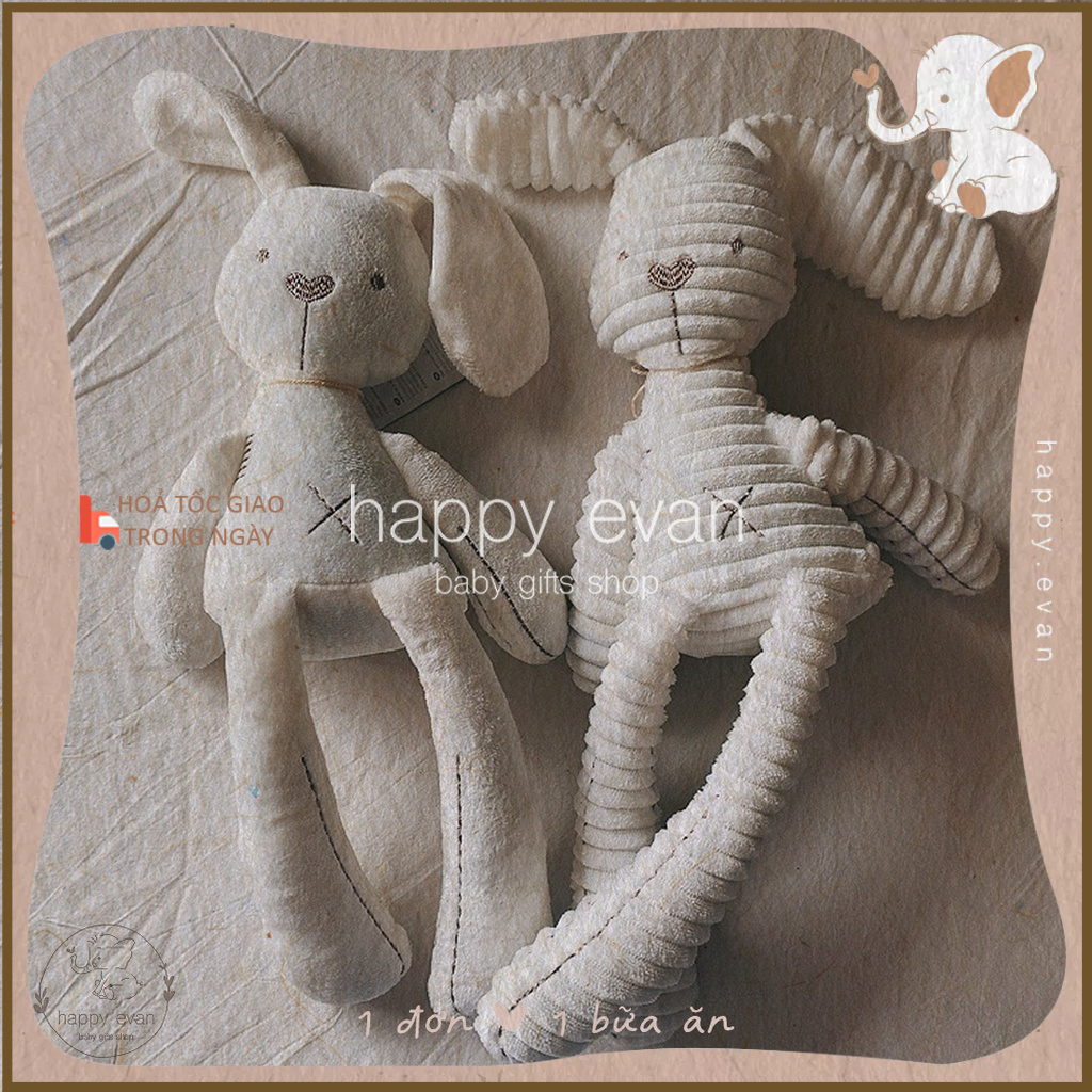 Stuffed teddy bear rabbits, long-eared rabbits, stuffed rabbits, safe ...