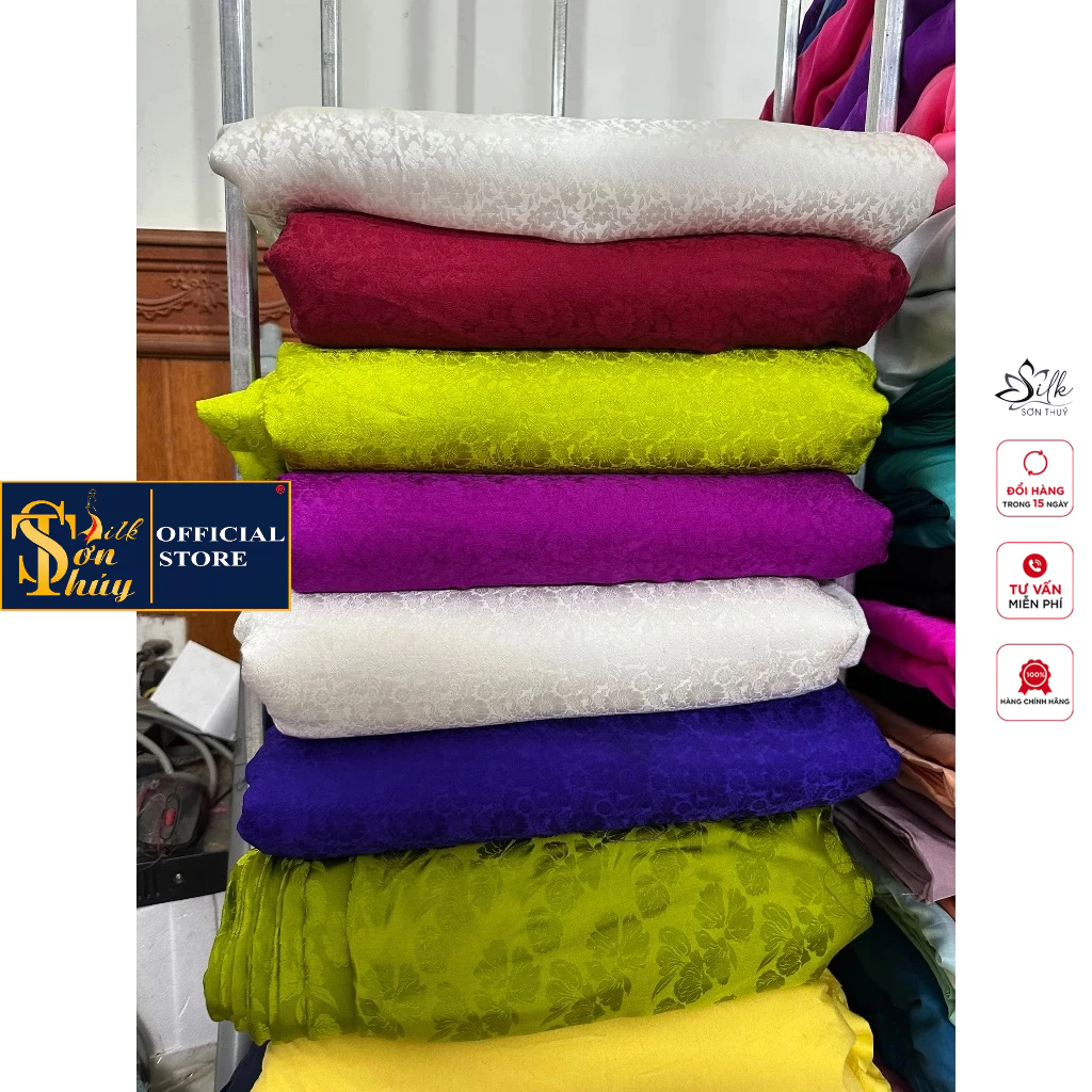 Nha Xa silk fabric - 100% high quality silk material - Sewing luxurious ...