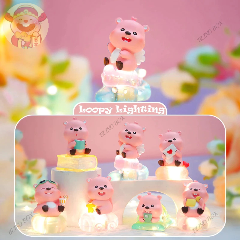 Loopy LIGHTING - Collectible BLIND BOX toy gifts, adorable little loopy beaver elf BLIND BOX ...