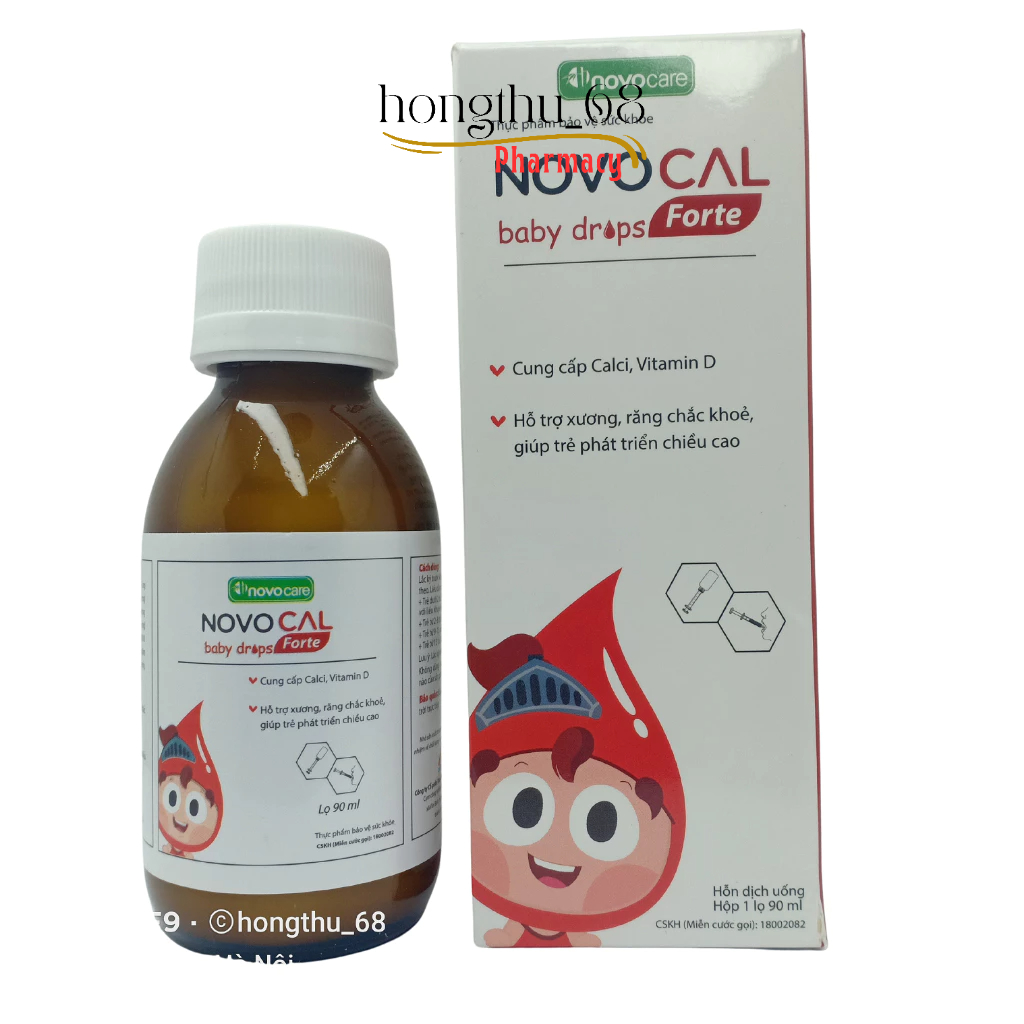 Novocal Baby Drops Forte 90ml – Calcium milk Drops Supplement calcium ...
