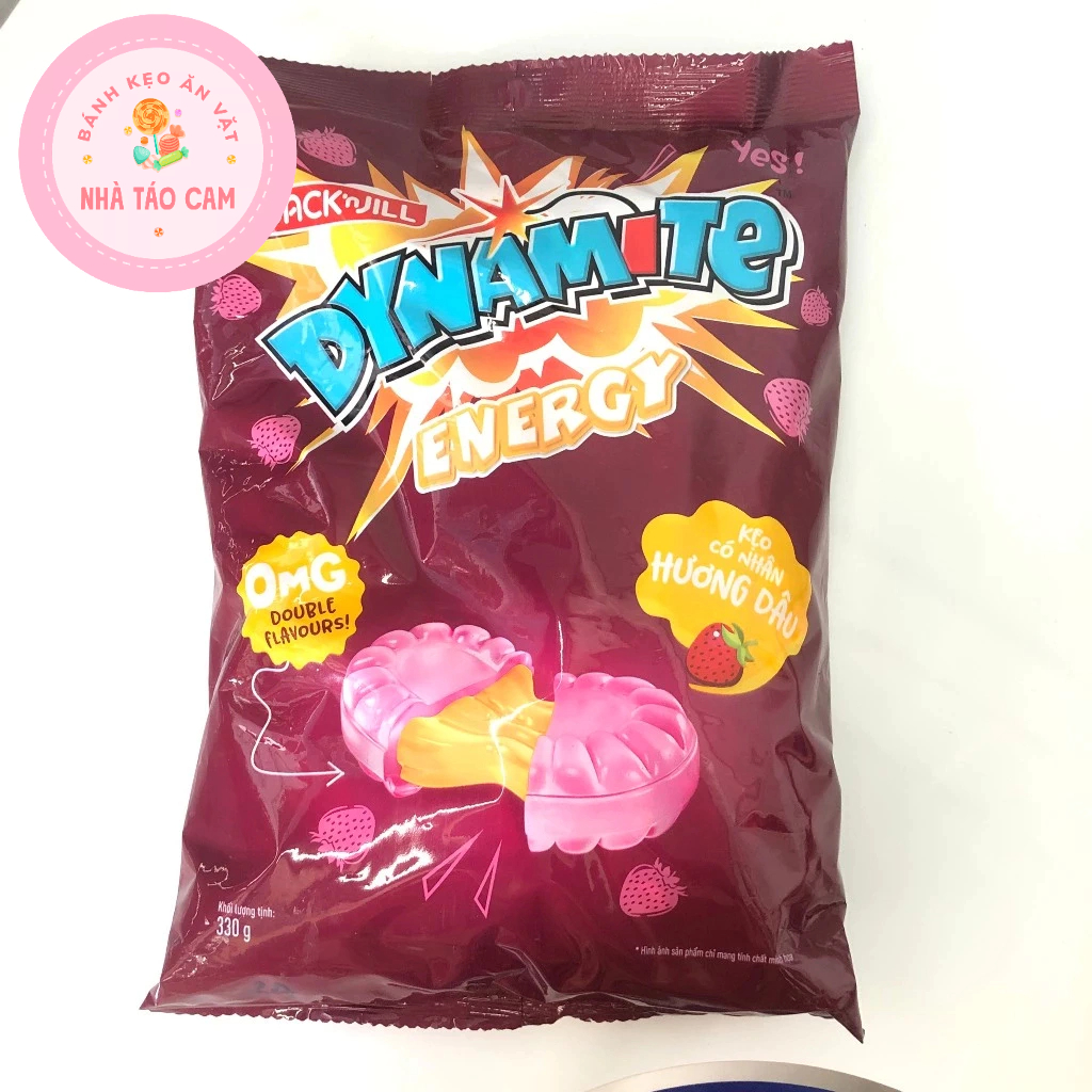 [ Super Cheap ] Dynamite Energy Candy with Strawberry Fruit Filling ...