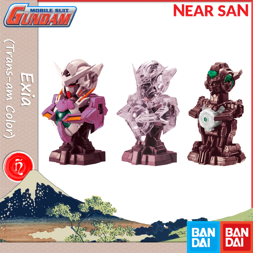 Exia trans am gundam model ms mechanical bust 05 bandai led glowing mmb ...