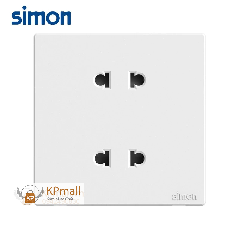 Simon S6 square standard 2-pin double socket 581072 | Shopee Philippines