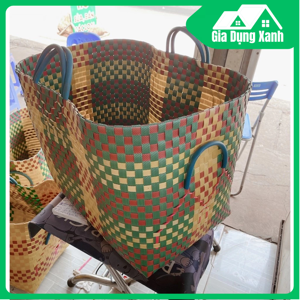 Good Plastic Rope Woven Baskets, Craft Baskets of All Sizes, 19 Strings ...