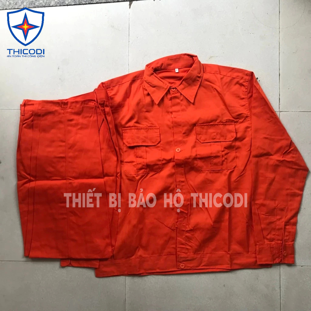 Khaki workwear uniforms for engineers, construction workers, orange ...