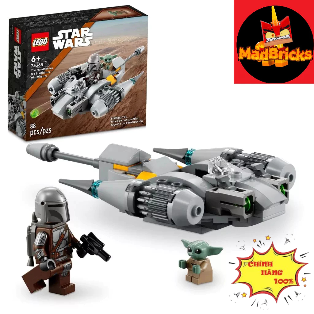 Lego STAR WAR 75363 The Mandalorian N-1 Starfighter Microfighter ...