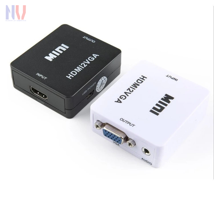 Hdmi to VGA Adapter with Audio| Hdmi2vga 1080P video Adapter | Shopee ...
