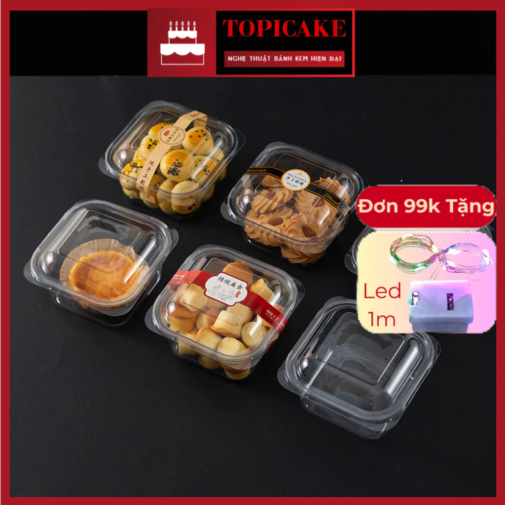 Transparent Mousse Cake Box, Salted Egg Sponge Cake, Flan Cake ...