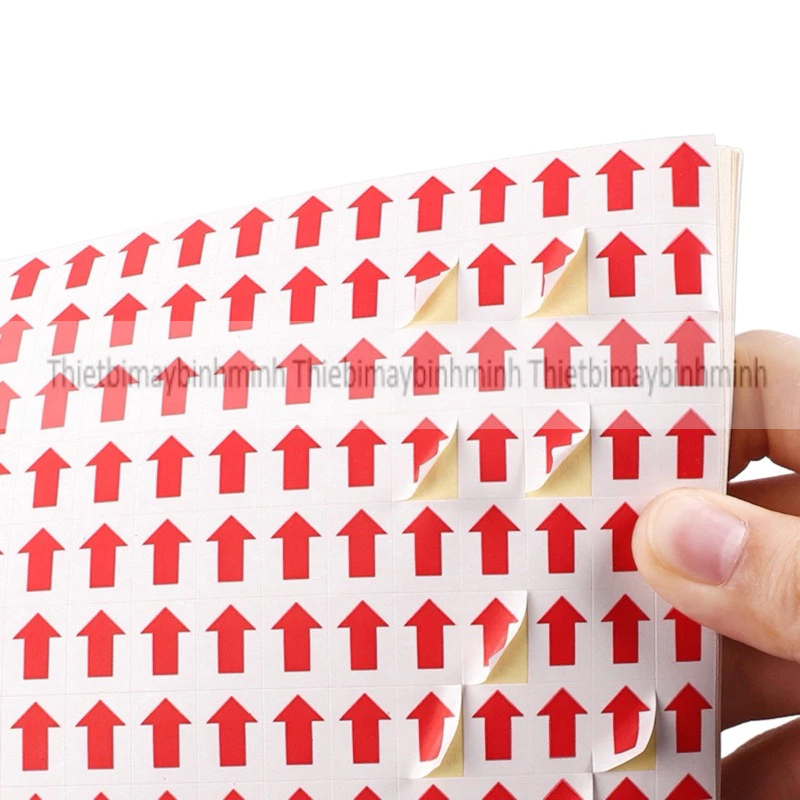 10 sheets of arrow stickers, arrow labels to indicate adhesive product ...
