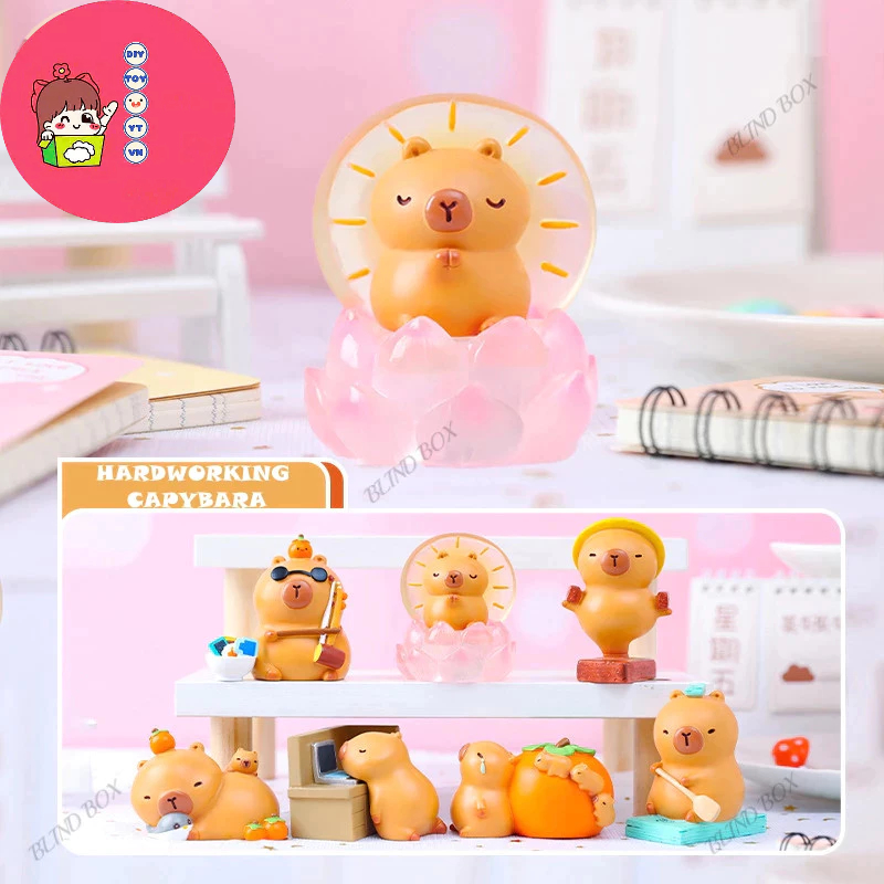 TRI Capybara HARD CARE - BLIND BOX toy, BLIND BOX, cute mini inanimate ...