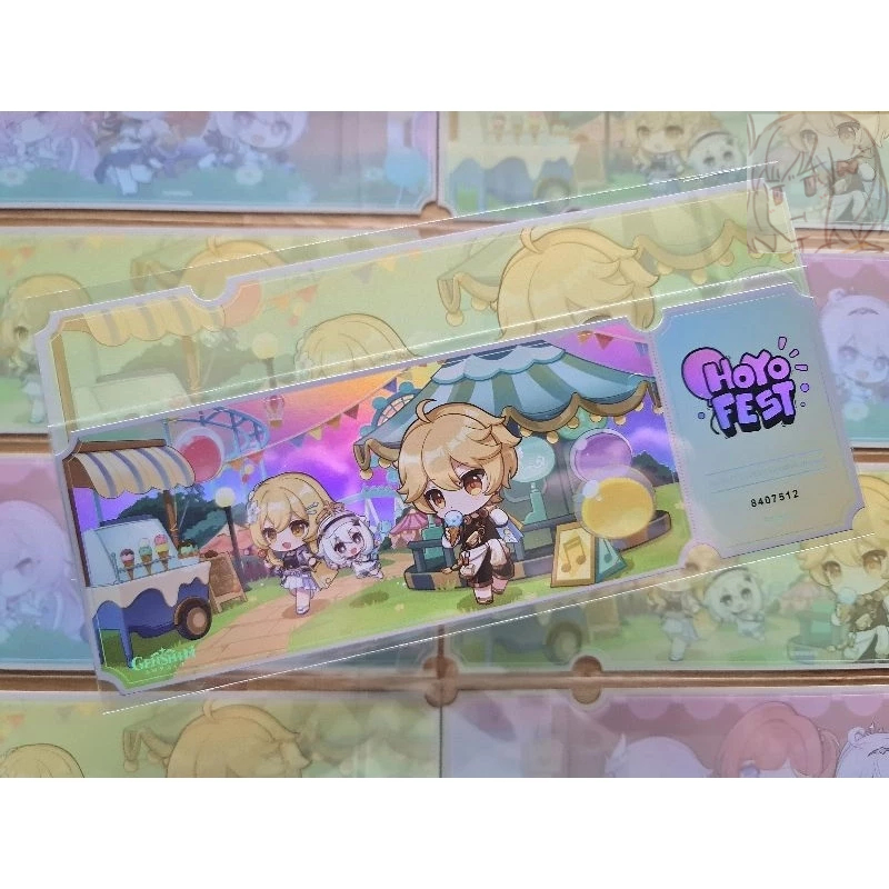Hoyofest 2024 Commemorative Hologram Ticket - Genshin Impact - Honkai ...